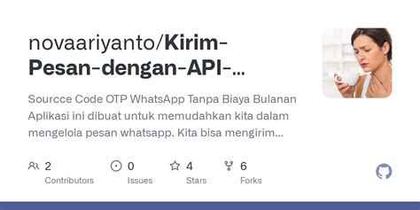 Github Novaariyanto Kirim Pesan Dengan Api Whatsapp Untuk Otp Sourcce Code Otp Whatsapp Tanpa