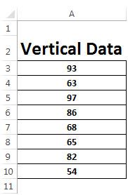 How To Copy Vertical And Paste Horizontal In Microsoft Excel
