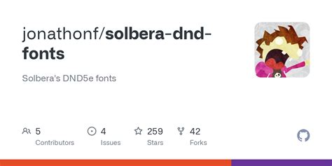 Github Jonathonfsolbera Dnd Fonts Solberas Dnd5e Fonts
