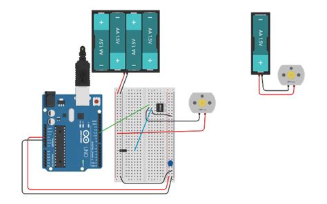 Circuit Design Single Direction Dc Motor Experiment Tinkercad
