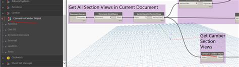Set Elevation Section View Civil 3d Dynamo