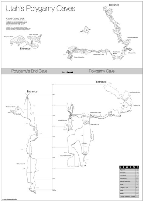 Polygamy Caves Map Brandon Kowallis
