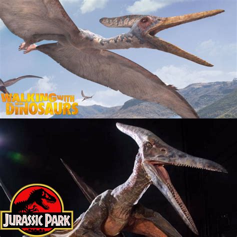 Walking With Dinosaurs Vs Jurassic Park Pteranodon Know Your Meme