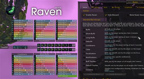 GitHub Bkader Raven WotLK Raven Tracks Buffs Debuffs In Different