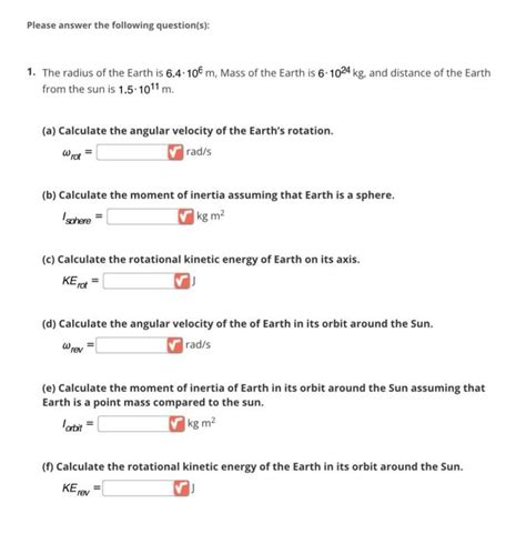 Solved Please Answer The Following Question S 1 The