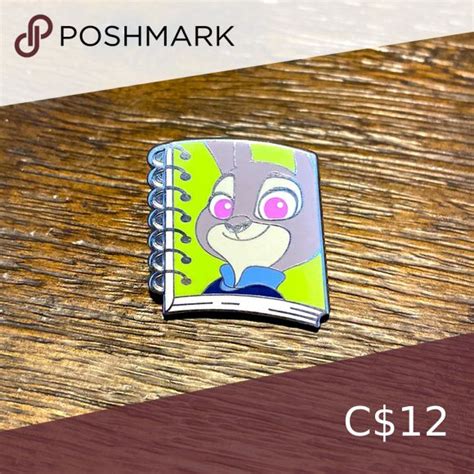 Magical Mystery 13 Notebook Judy Hopps Enamel Pin Disney Judy