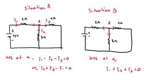Circuit Analysis Why Do Some Book Solution Authors Use Kcl Direction