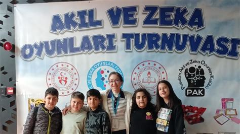 Türkiye Akıl Ve Zeka Oyunları İlçe Turnuvası Sabri Artam Vakfı İlkokulu