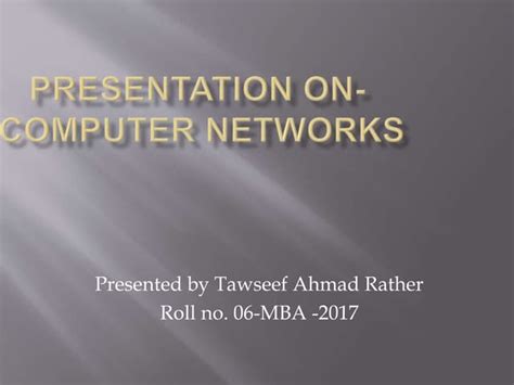 Computer Networking Ppt Pptx