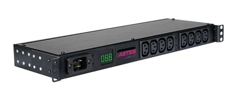 Metered Rack PDU AETES Rackmount 1U Metered PDU 16A