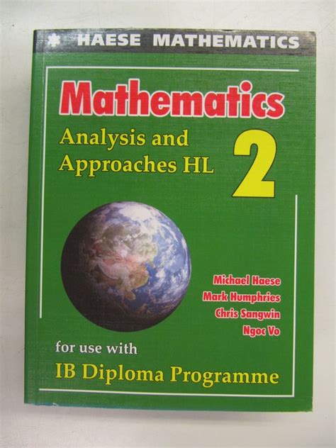 Ib Diploma Programme Mathematics Analysis And Approaches Hl 2 Antikvaarinen Kirjakauppa Tessi