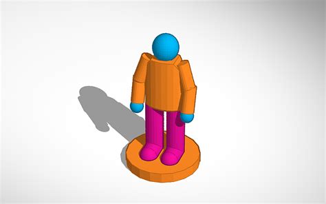 3d Design Simple Body Template Tinkercad
