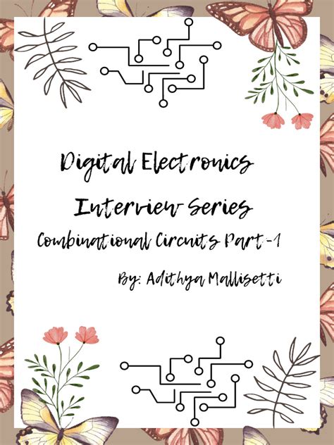 Combinational Circuits Interview Qanda Part1 Pdf Logic Gate Arithmetic