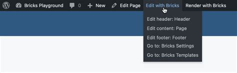 How To Remove Edit With Bricks Submenu Items From The Toolbar For Editors Brickslabs