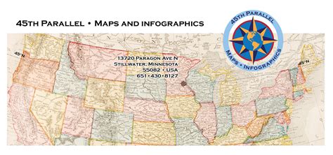45th Parallel Maps And Infographics Home