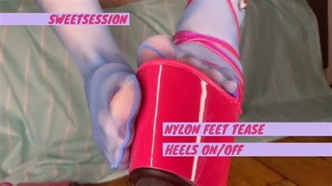 Meias De Nylon Azuis P S Dedos E Solas Xhamster