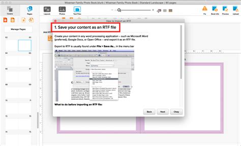 Using Textflow In Bookwright Book This Project