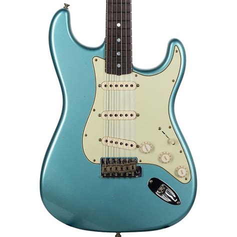 Fender Custom Shop 65 Stratocaster Teal Green Metallic Reverb