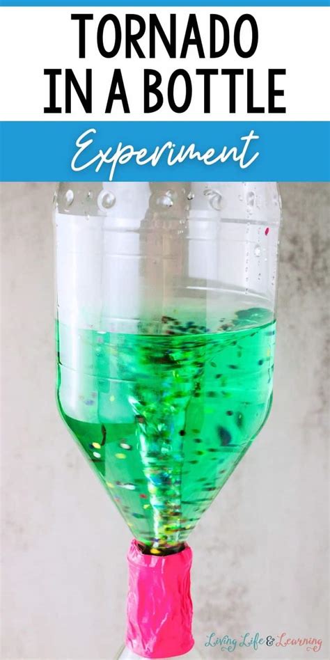 Tornado In A Bottle Experiment Weather Science Fun