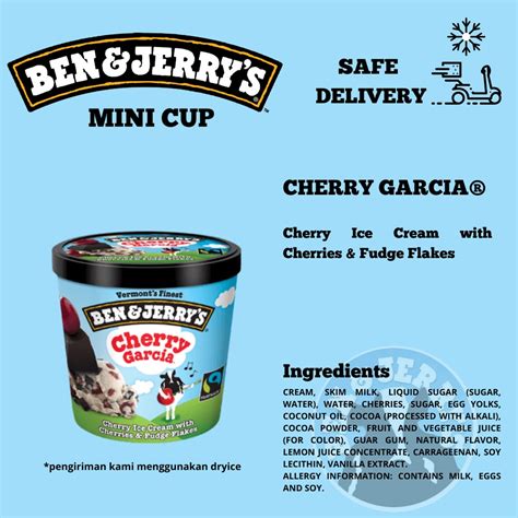 Jual Ben And Jerrys Mini Cups Cherry Garcia Ice Cream 120 Ml