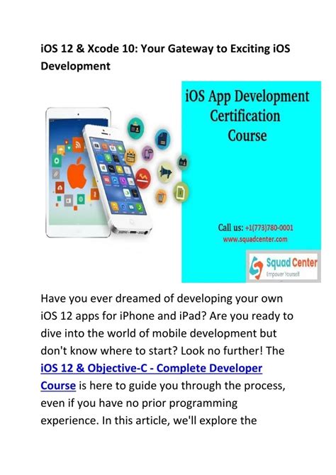 Ppt Ios 12 And Xcode 10 Your Gateway To Exciting Ios Development