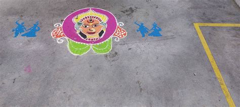 Dussehra Rangoli Samsung Members