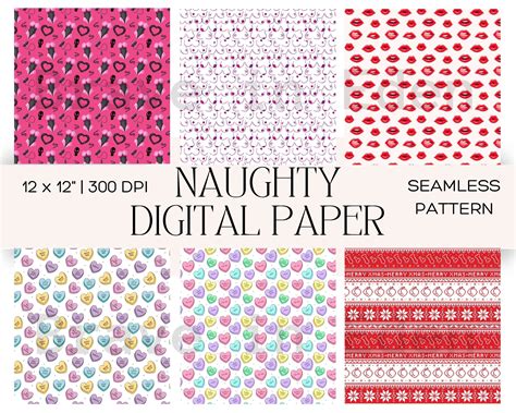 Funny Naughty Patterns Digital Paper Adult Digital Backgrounds Texture Scrapbooking Funny