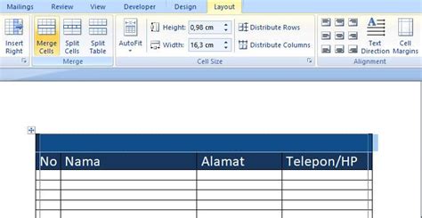 Cara Membuat Judul Table Tampil Berulang Di Setiap Halaman MS Word