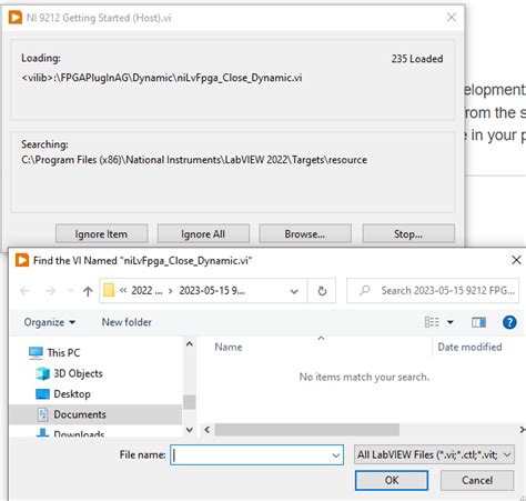 Missing Files When Moving Examples To A Different Fpga Target Ni Community