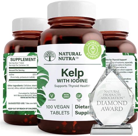 Natural Nutra Kelp Iodine Supplement Helps Improve Brain