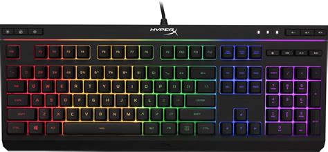 Hyperx Alloy Core Rgb Membrane Gaming Keyboard Comfortable Quiet Silent Keys With Rgb Led