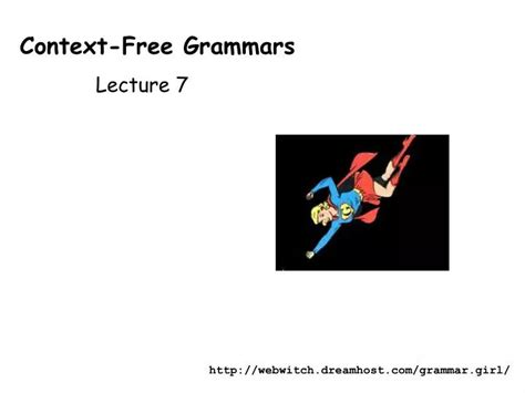 Ppt Context Free Grammars Powerpoint Presentation Free Download Id