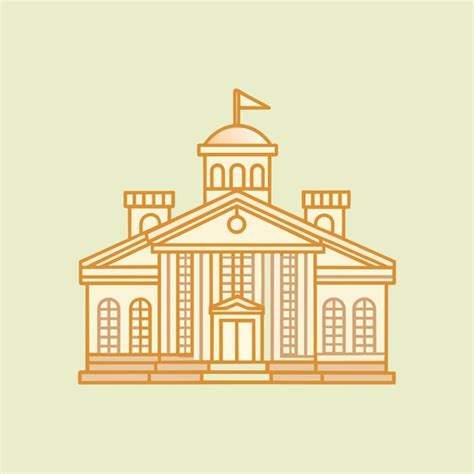 University Vector Illustration Premium Ai Generated Vector