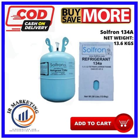 Jr Marketing Solfron 134a Refrigerant Freon Brand New Lazada Ph