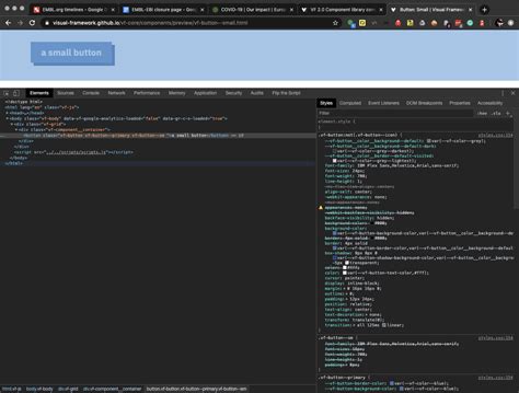 bug vf button sm being overset by vf button icon · issue 840 · visual framework vf core · github