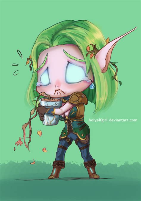 Night Elf Commission 4 By Holyelfgirl On Deviantart