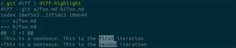 Git And Diff Highlight