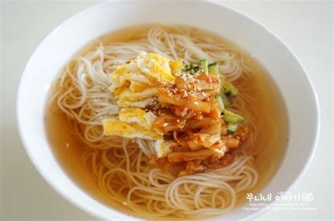 국수장국으로 육수 없이 간편히 잔치국수 만들기