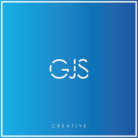premium vector gjs premium vector latter logo design creative logo vector illustration