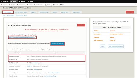 Drupal As SP And IDP Configure SSO Between Two Drupal Sites