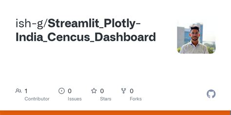 Github Ish Gstreamlitplotly Indiacencusdashboard