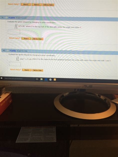 Solved Evaluate The Given Integral By Changing To Polar Chegg