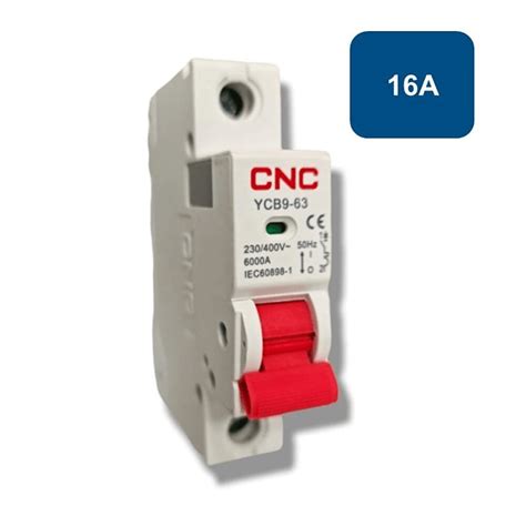 Interruptor Automático 1 Polo 16a 6ka C Cnc