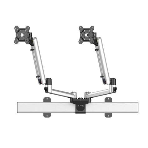 Dual Full Motion Wall Mount Quick Release W Simultaneous Slider