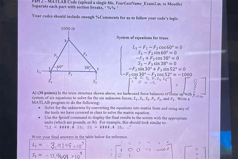 Solved Part 2 Matlab Code Upload A Single File