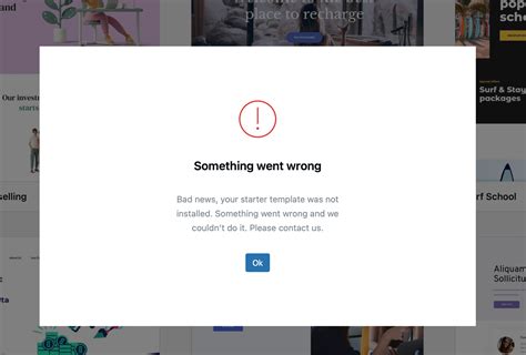 I Cannot Replace Current Template With Brizy Template Cannot Load