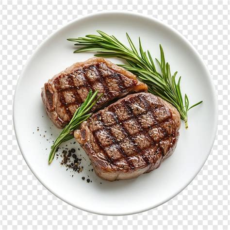 Стейк на гриле с розмарином Бесплатный Psd