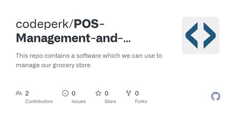 github codeperk pos management and inventory system this repo