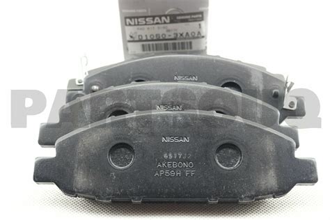 D10603XA0A Genuine Nissan PAD KIT-DISC D1060-3XA0A | eBay