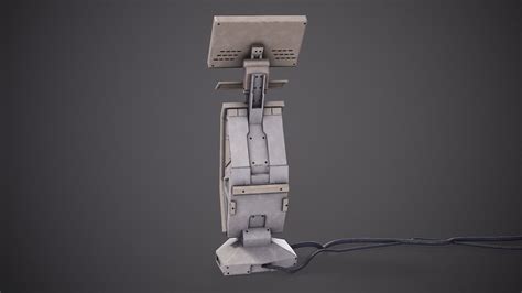 3d Model Sci Fi Terminal Pbr Vr Ar Low Poly Cgtrader